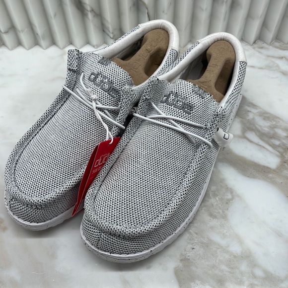 Hey Dude | Shoes | New Hey Dude Wally Sox Stone White | Poshmark
